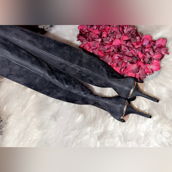 Coach | Shoes | Coach Roma Tall Suede Heel Boot | Poshmark
